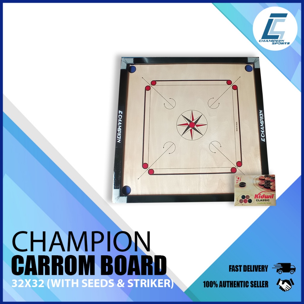 CHAMPION Carrom Board | Shopee Singapore