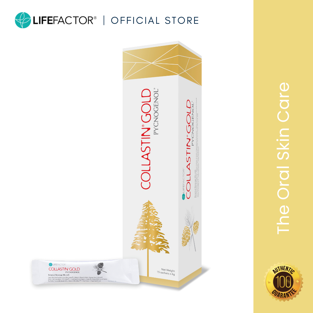 LIFE FACTOR® Collastin® Gold Pycnogenol® 15 sachets | Shopee Singapore