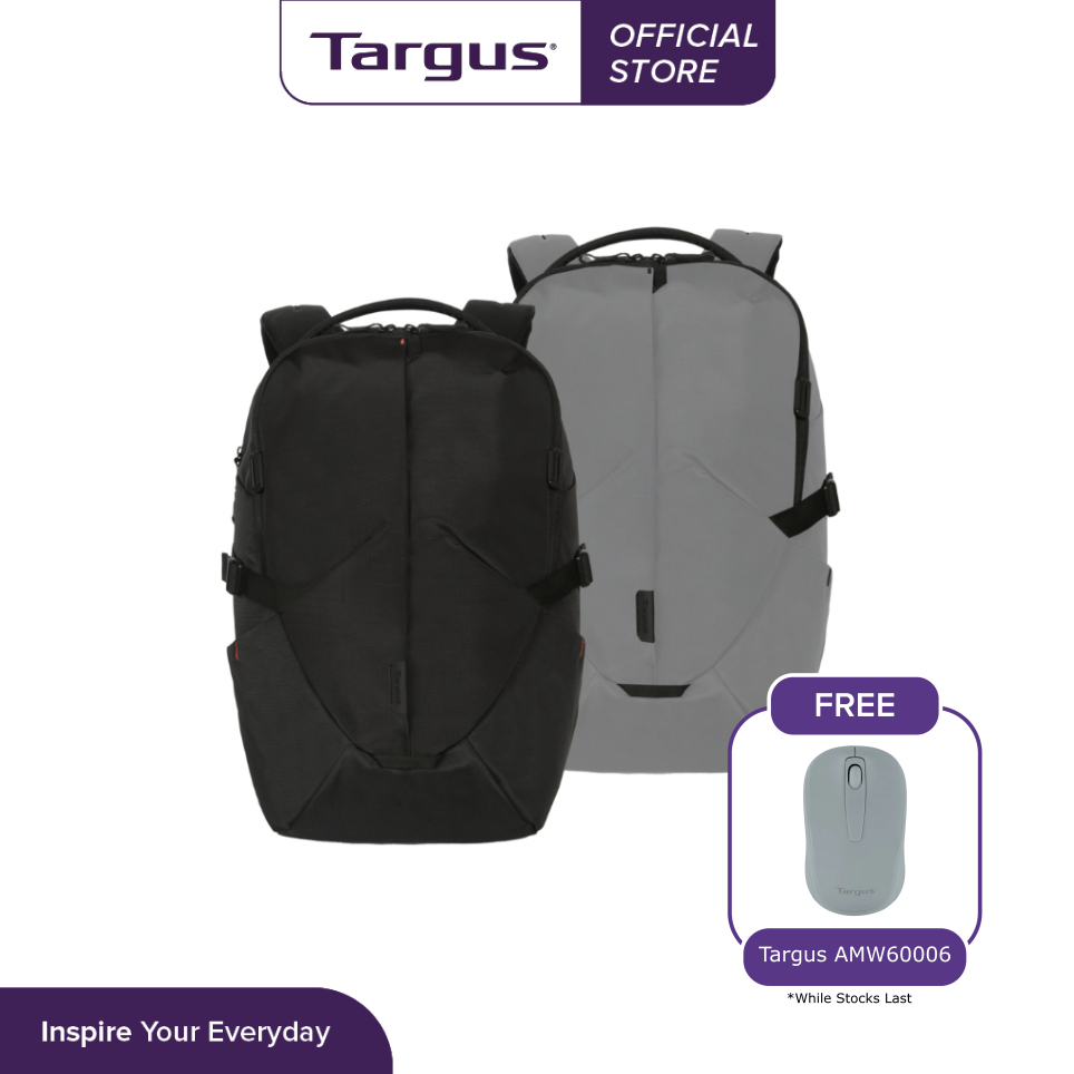 Targus 15-16” Terra EcoSmart® Backpack - Black TBB649GL Grey TBB64904GL ...