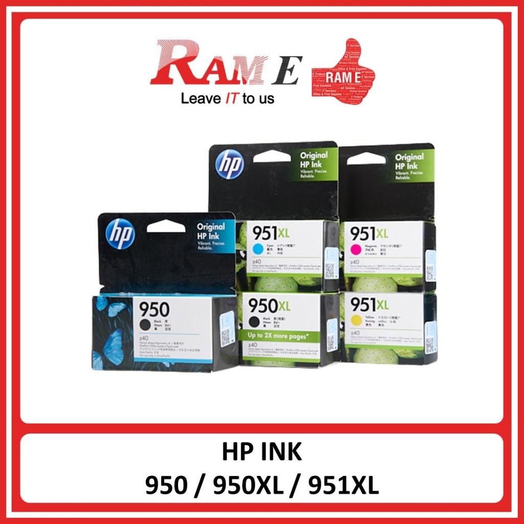 [ORIGINAL INK] HP 950 950XL 950 XL 951XL 951 XL Black Cyan Magenta ...