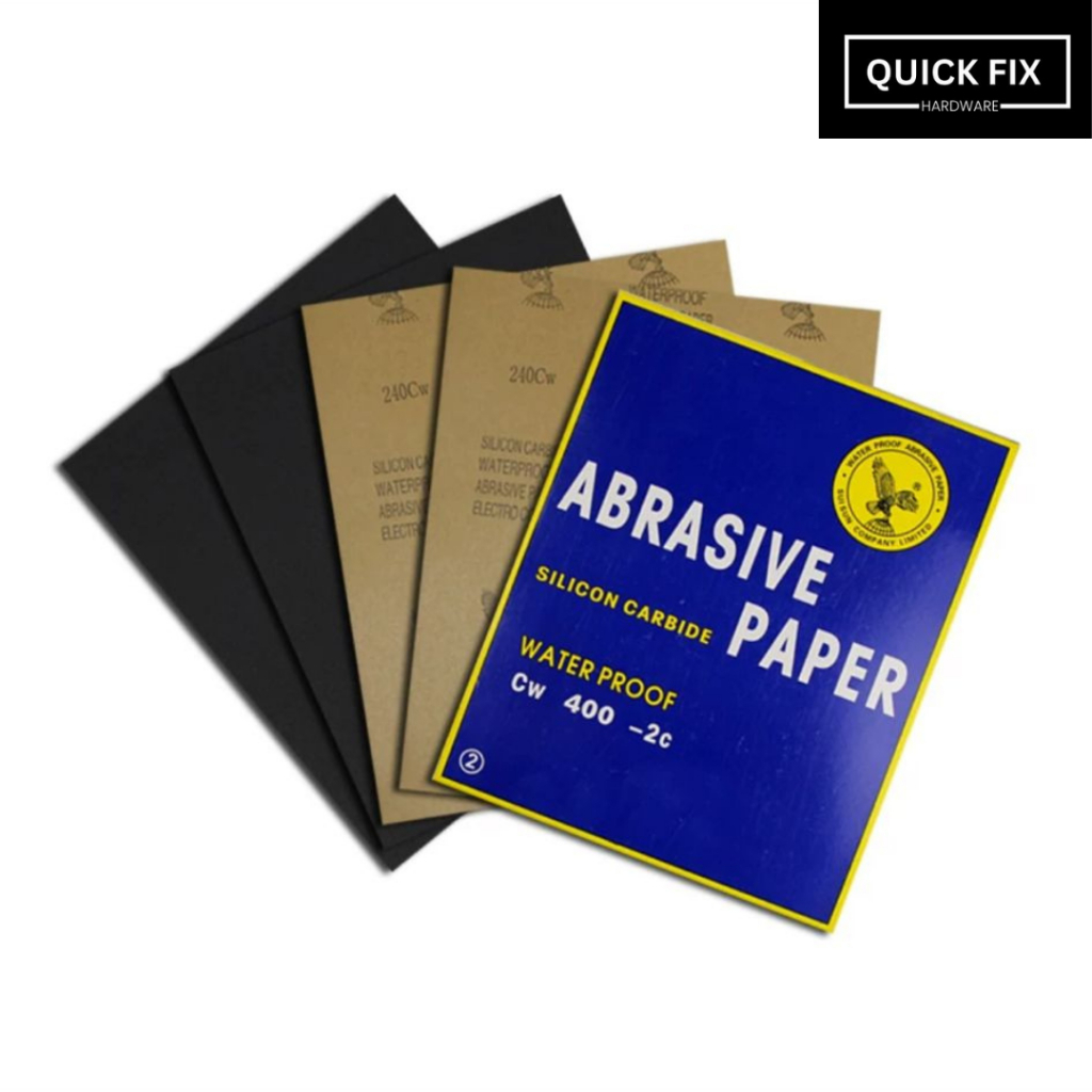 Eagle Sandpaper Waterproof Abrasive Paper for Metal, Plastic & Wood ...