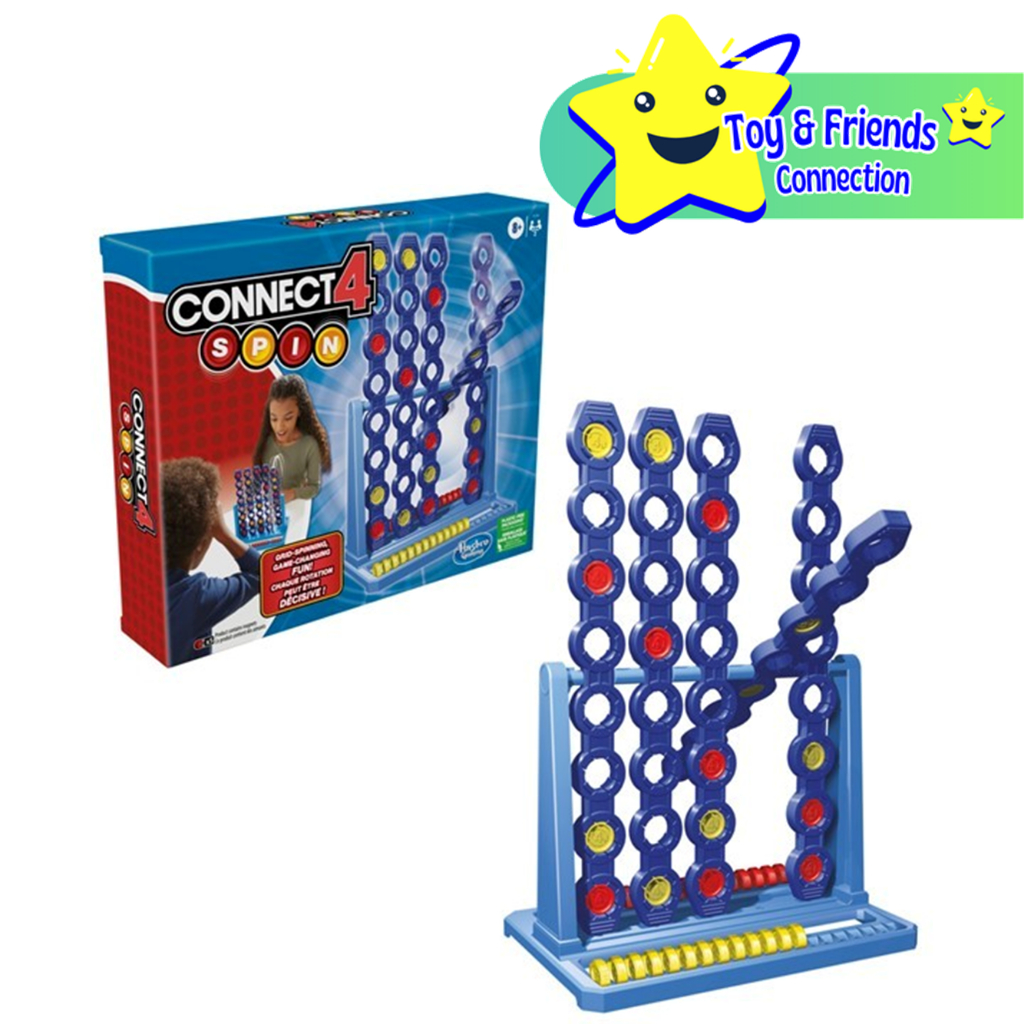 Connect 4 Spin Game, Features Spinning Connect 4 Grid, Board Game for ...