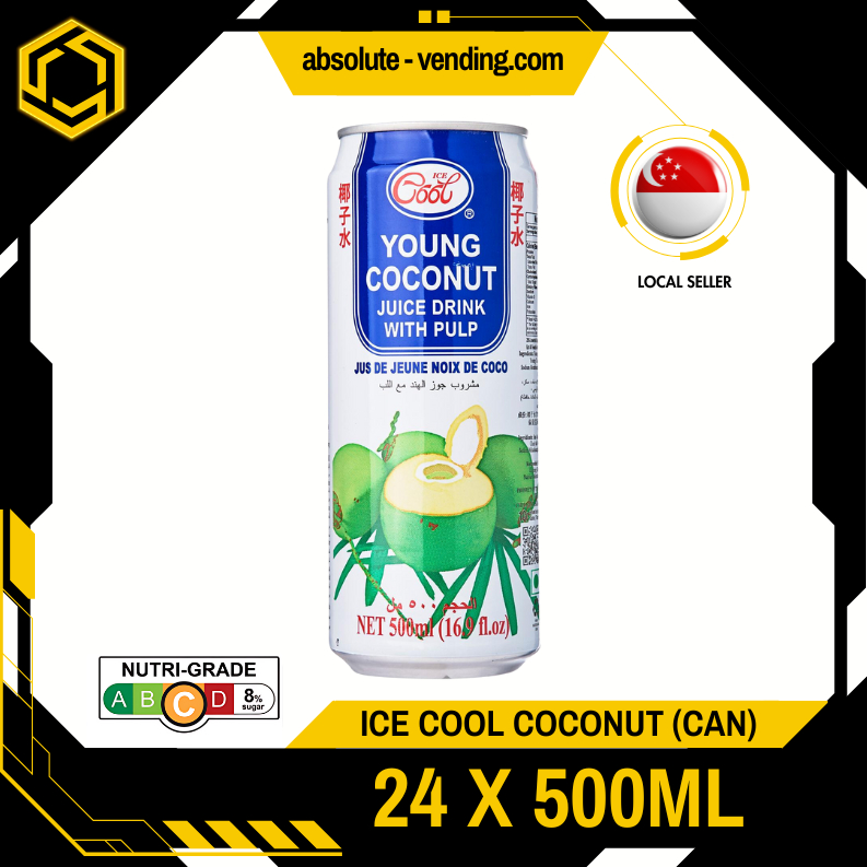 ICE COOL Coconut 500ML X 24 (CAN) | Shopee Singapore