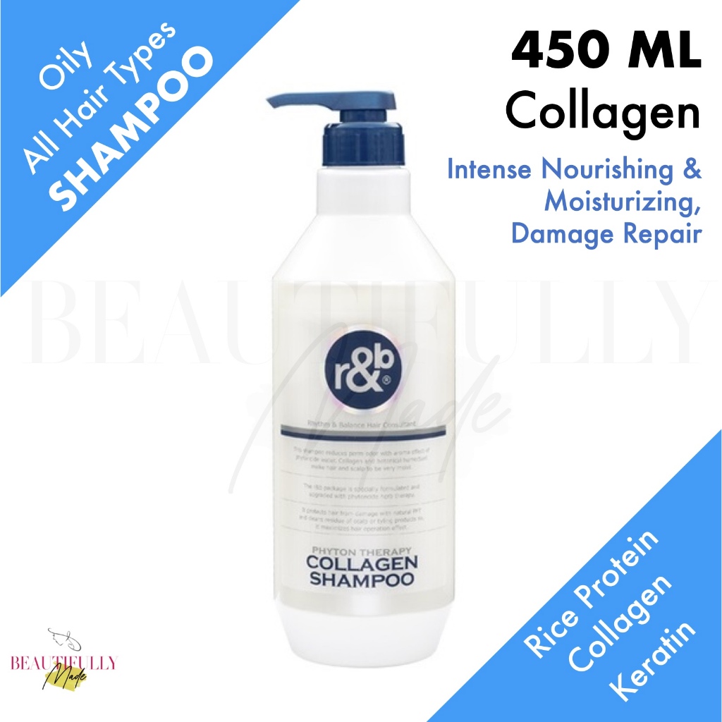 R&B Phyton Therapy Collagen Shampoo 450ml - Intensively Nourishes ...