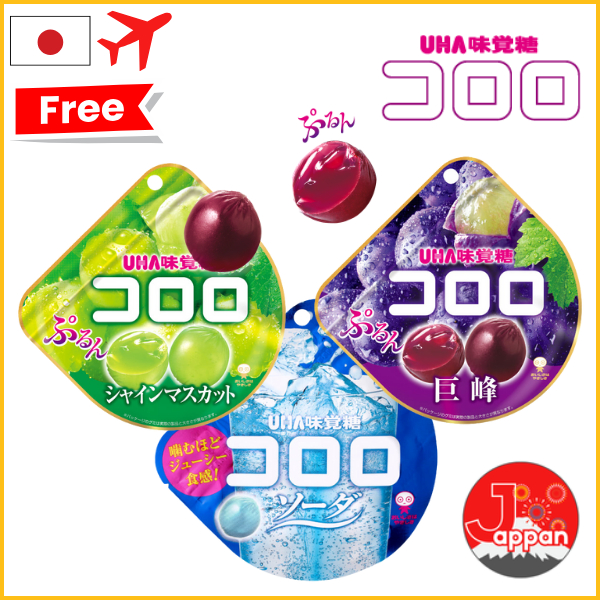 【In stock】UHA/cororo/Grapes, Muscat, Soda/48g,40g/gummi,sweets[Direct ...