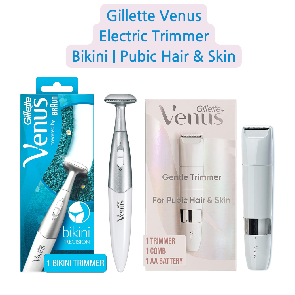 Gillette Venus Bikini Precision Women's Trimmer Powered By Braun | Pubic Hair Skin | Shopee ...