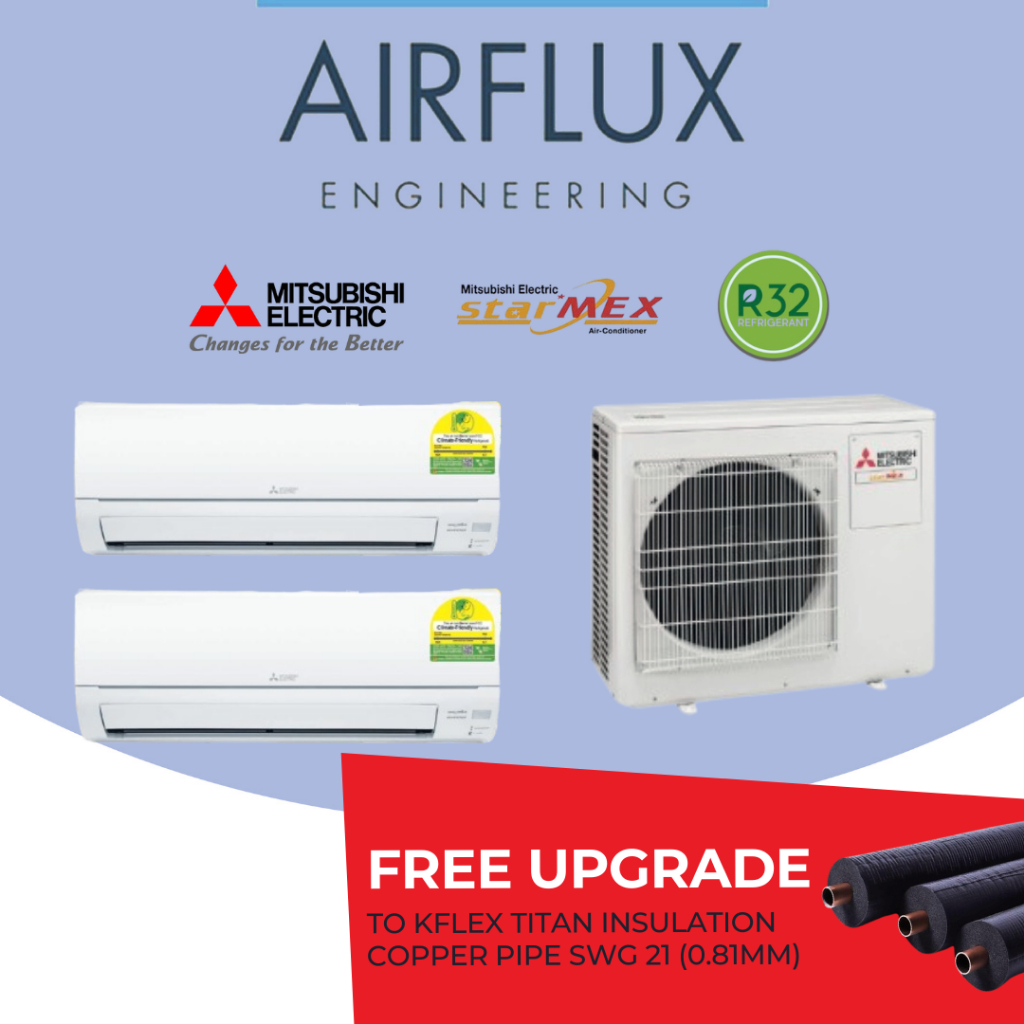 MITSUBISHI ELECTRIC STARMEX SYSTEM 2 - NEW R32 REFRIGERANT (FREE ...