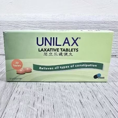 Unilax Laxative Tablets 30s exp Aug 2027 | Shopee Singapore