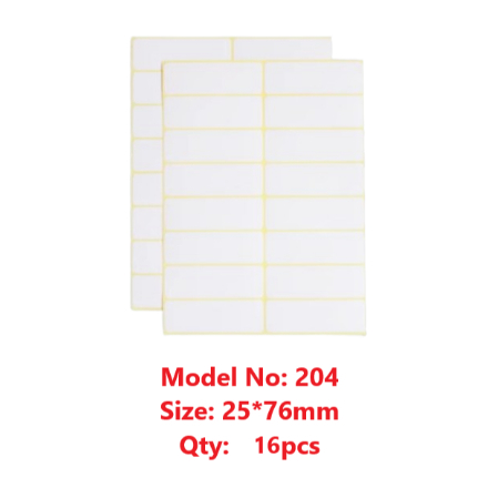 A5 White Blank Sticker Label Self-Adhesive Paper (Print + Handwritten ...