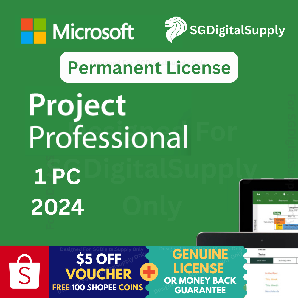 Microsoft Project Professional 2024 Retail License | Fast Digital Delivery | Windows 10/11 Only ...