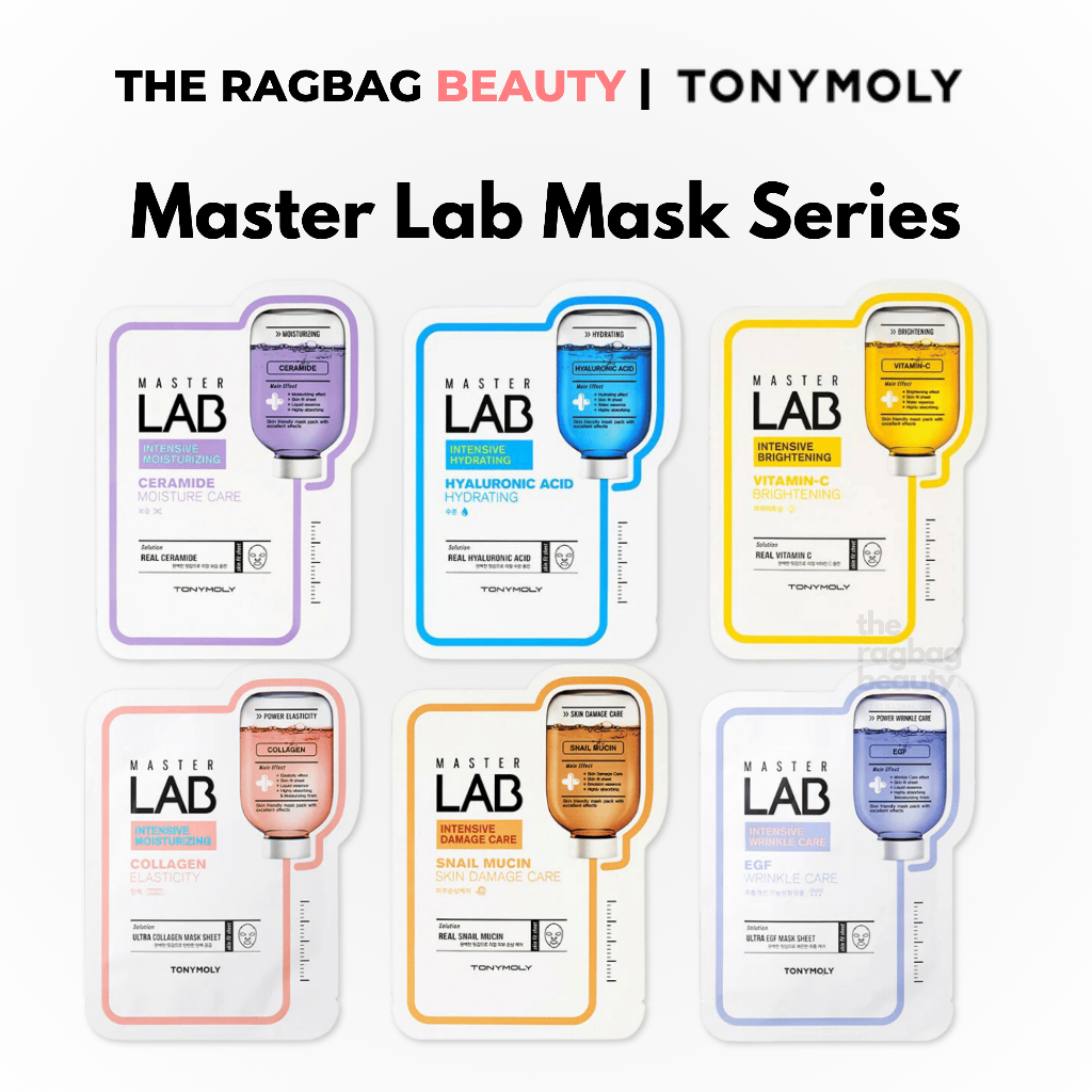 TONY MOLY Master Lab Sheet Mask Facial Face Mask Skincare Hydrating ...
