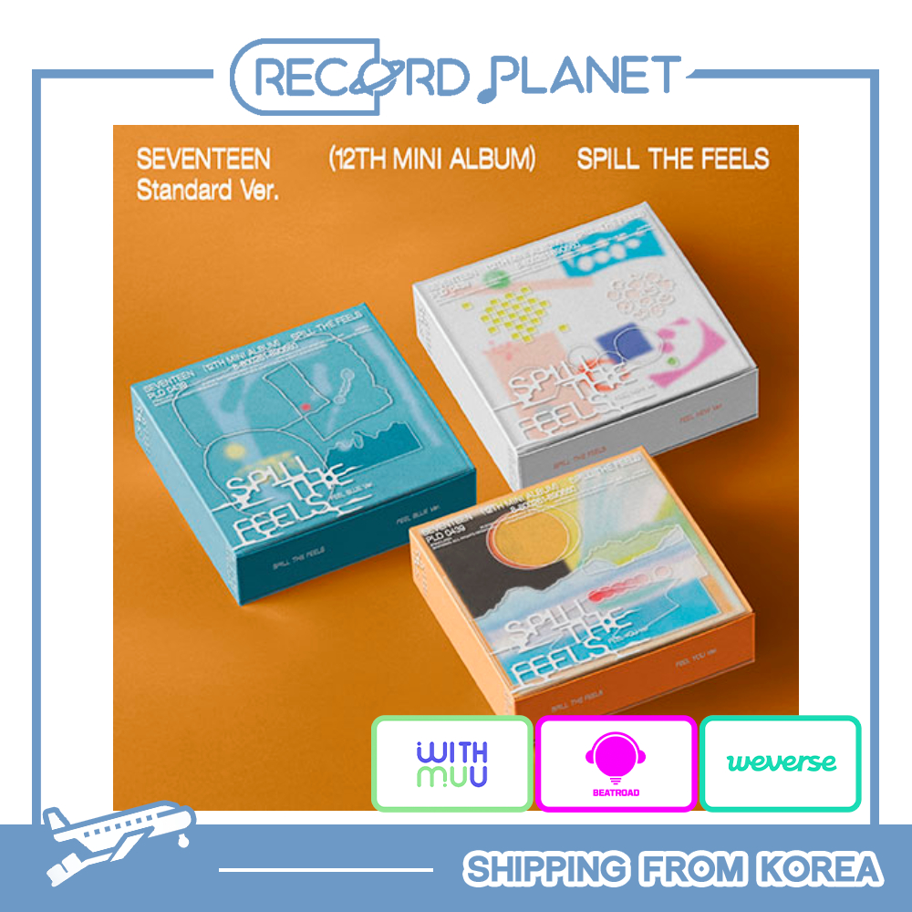 [LuckyDraw] SEVENTEEN - 12th Mini Album 'SPILL THE FEELS' (STANDARD ver.) | Shopee Singapore
