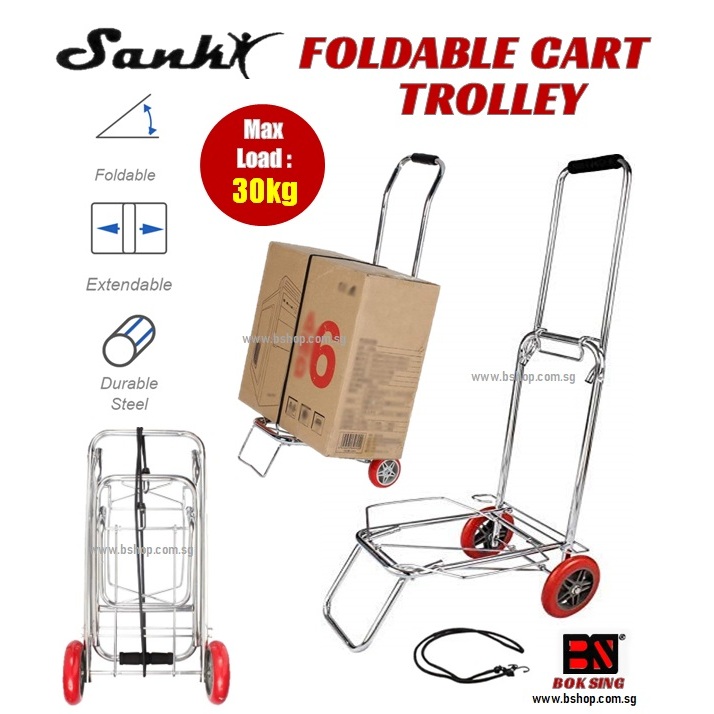 FOLDABLE CART TROLLEY/HAND TROLLEY/ LUGGAGE TROLLEY/COURIER SERVICE ...