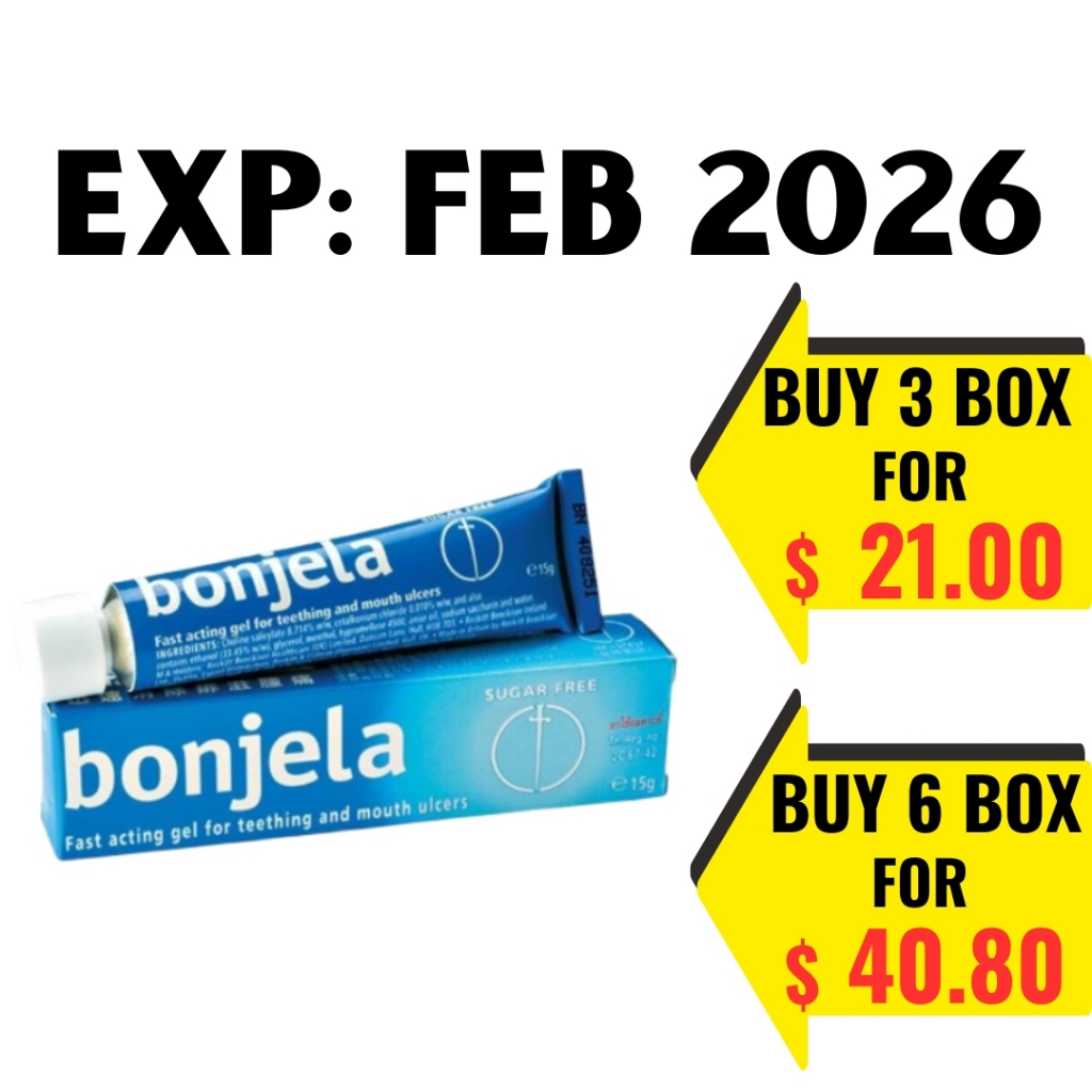 Bonjela Gel for Teething and Mouth Ulcers 15G | Shopee Singapore