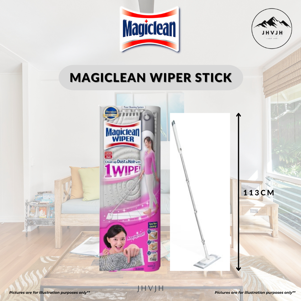 MAGICLEAN WIPER STICK + 1 DRY SHEET [SET] // MADE IN JAPAN | Shopee ...