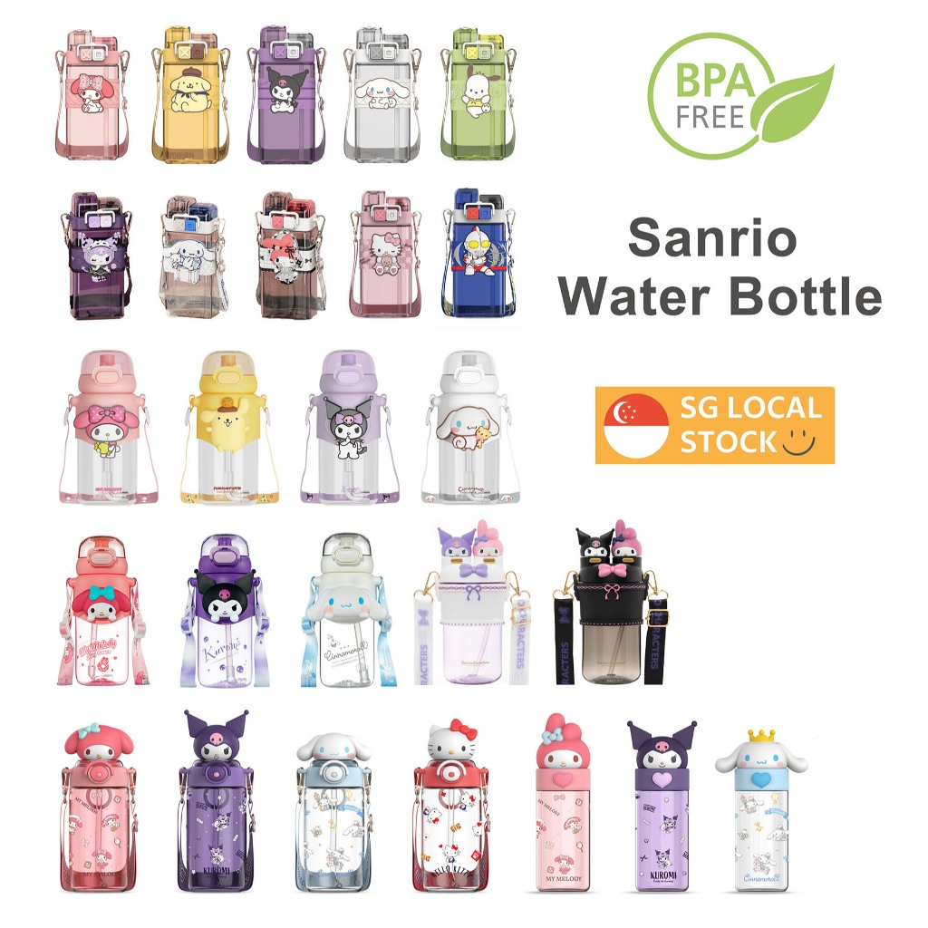 Sanrio Kids Water Bottle Tritan Bottle 100% BPA Free Cute Water Bottle ...