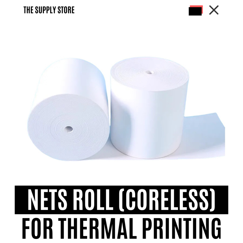 Thermal Paper Roll, Receipt Roll 57x40mm for Credit Card Machine NETS ...