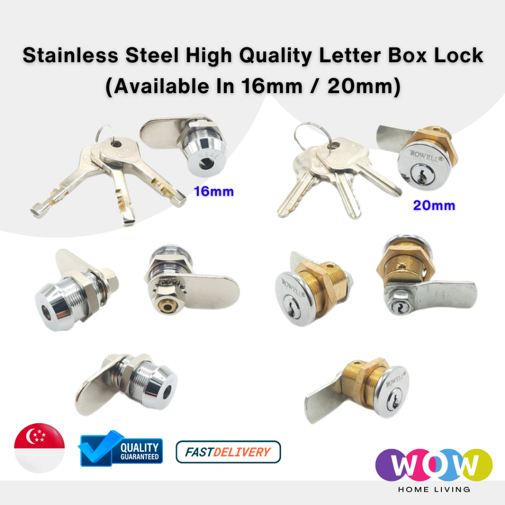 Stainless Steel High Quality BTO, HDB, Condo Letter Box Mail Box Lock ...