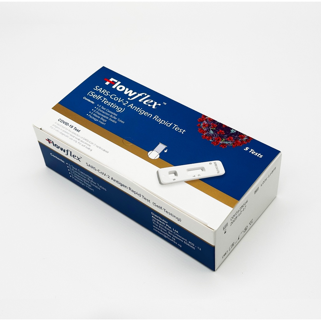 [Exp: June 2026] FlowFlex™ COVID-19 ART Antigen Rapid Test Kit (5 tests ...