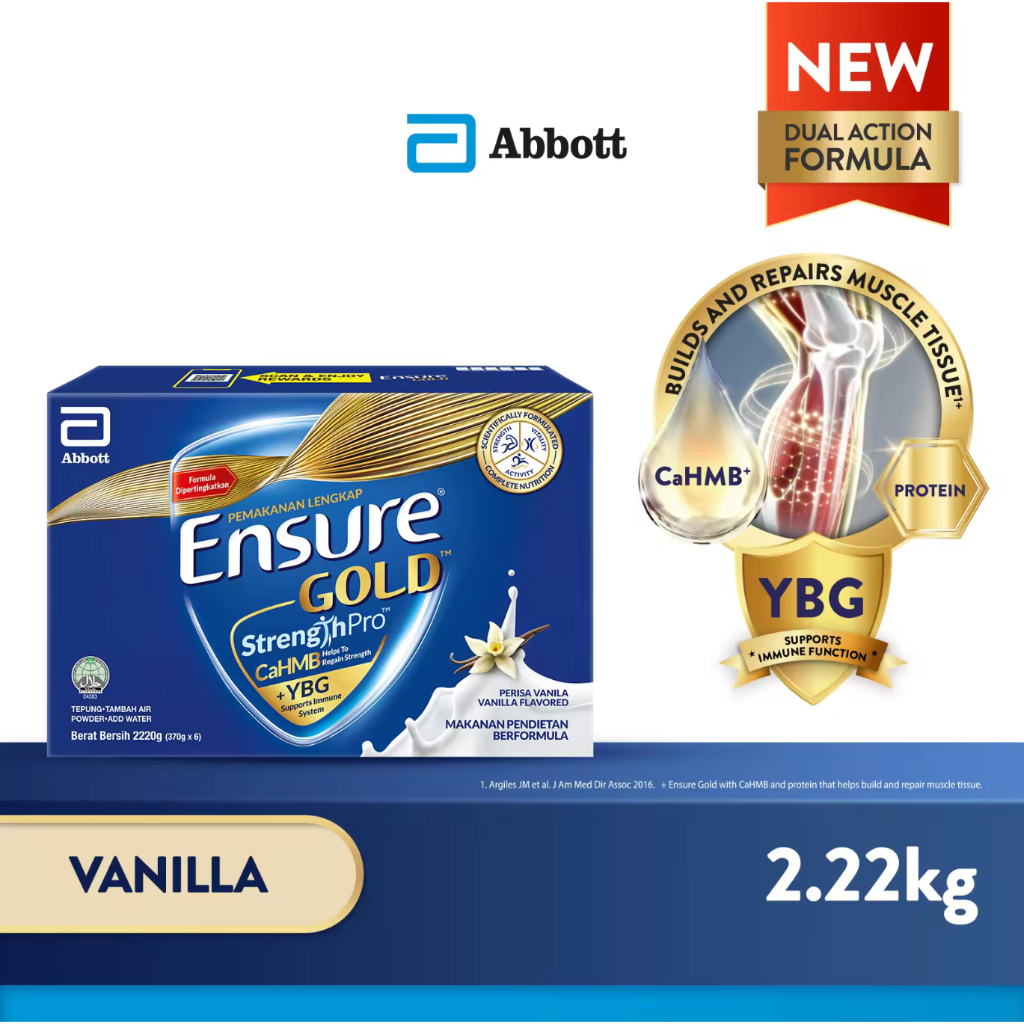 ENSURE GOLD VANILLA/WHEAT/ COFFEE / ALMOND 800g/ SACHETS / BIB 2.22kg ...