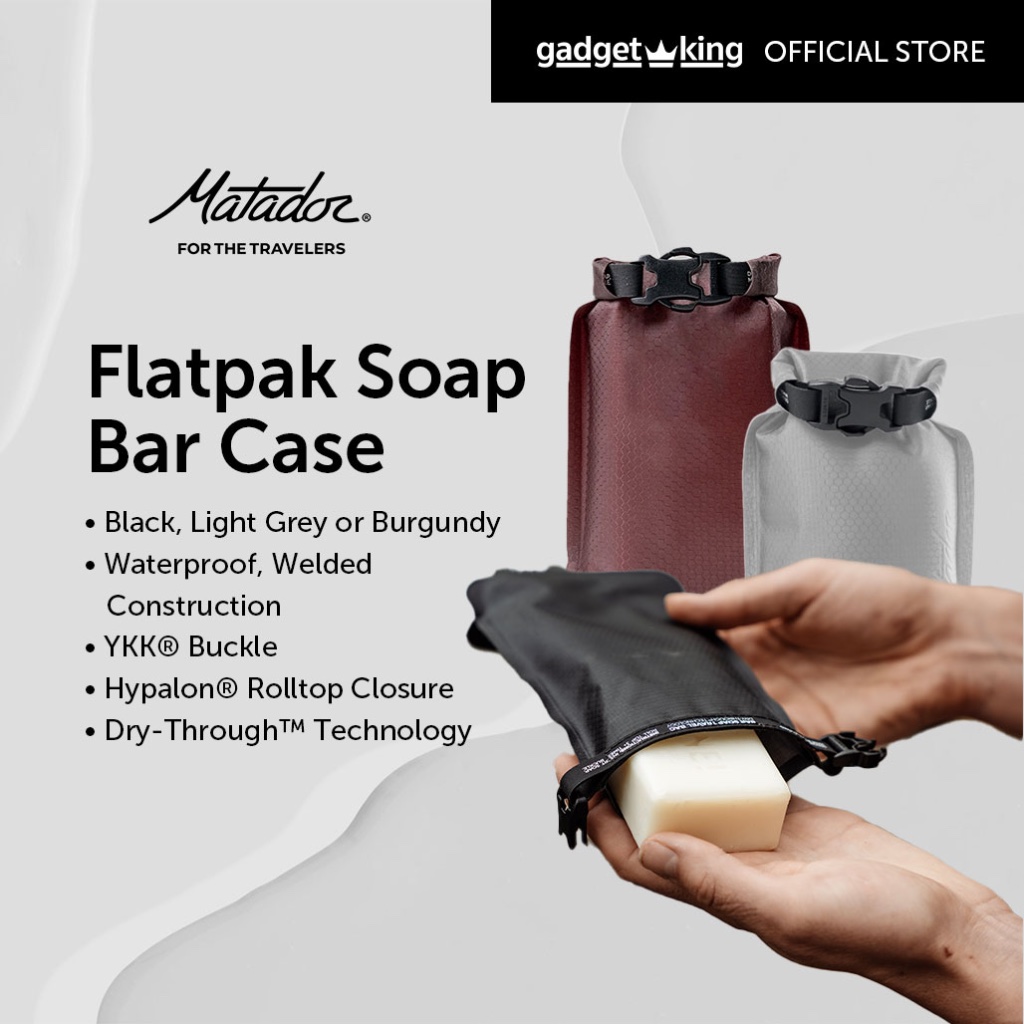 [Matador] Lightweight and Leakproof Flatpak Soap Bar Case | Shopee ...