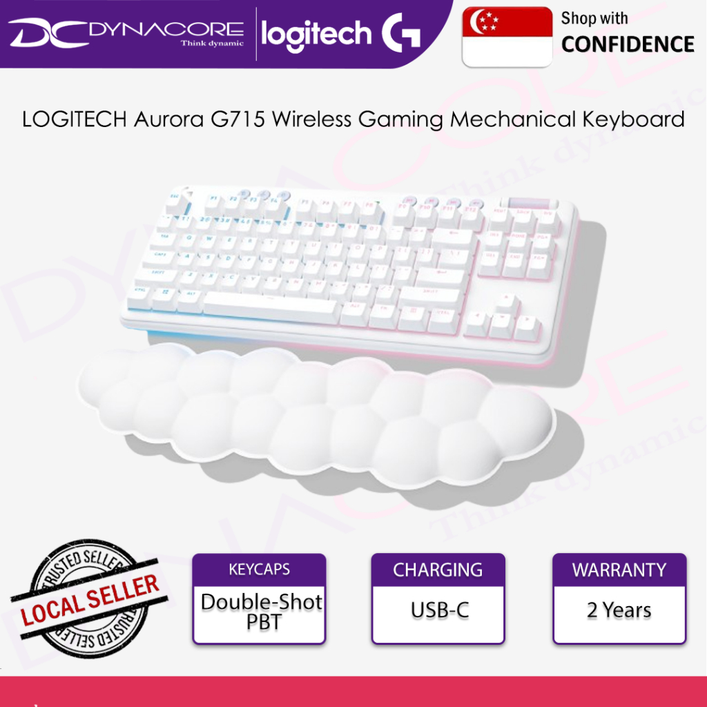 LOGITECH Aurora G715 Wireless Gaming Mechanical Keyboard TACTILE ...