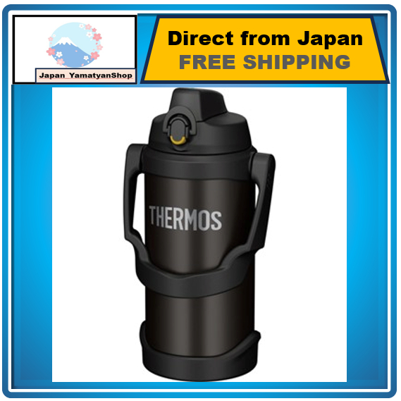 Thermos Vacuum Insulated Sports Jug 2L Black FJQ-2000 BK【Direct from Japan】 | Shopee Singapore