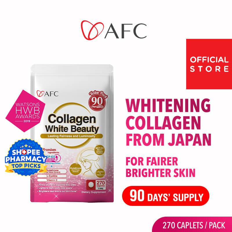 AFC Collagen White Beauty with Glutathione for Skin Whitening Fair ...