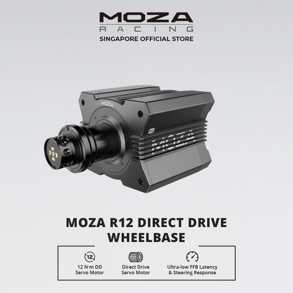 MOZA R12 Direct Drive Wheel Base | Shopee Singapore