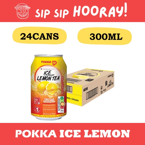 Pokka Ice Lemon Tea (24 x 300ml) | Shopee Singapore