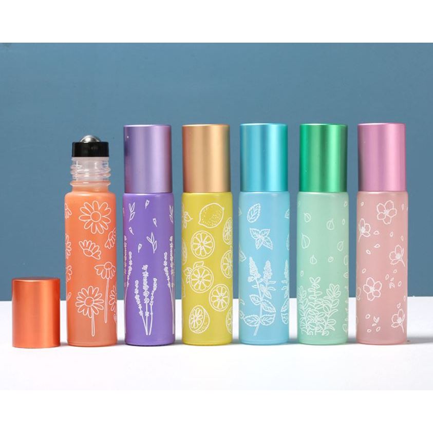 [SG SELLER]Amber Brown Glass Sample Roller Droppers Bottles 1ML 2ML 3ML ...