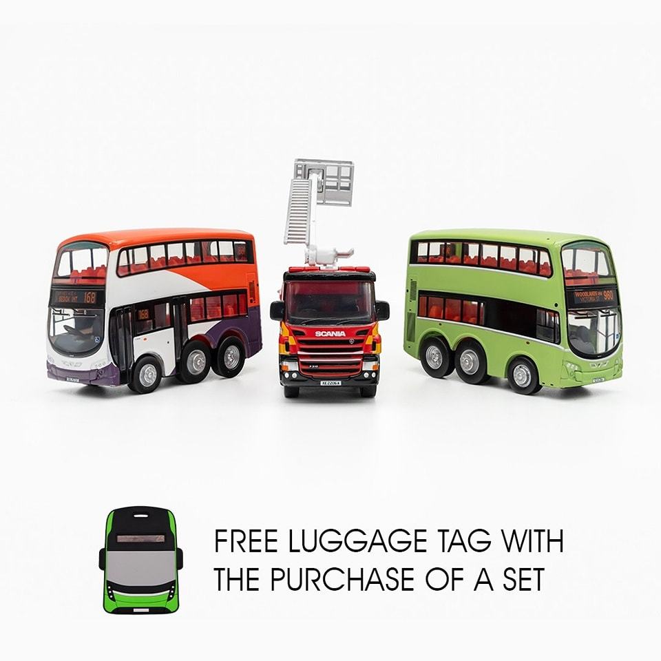 (( LOCAL & READY STOCKS )) SG_BC_BUS Q SCALE SINGAPORE FIRE ENGINE ...