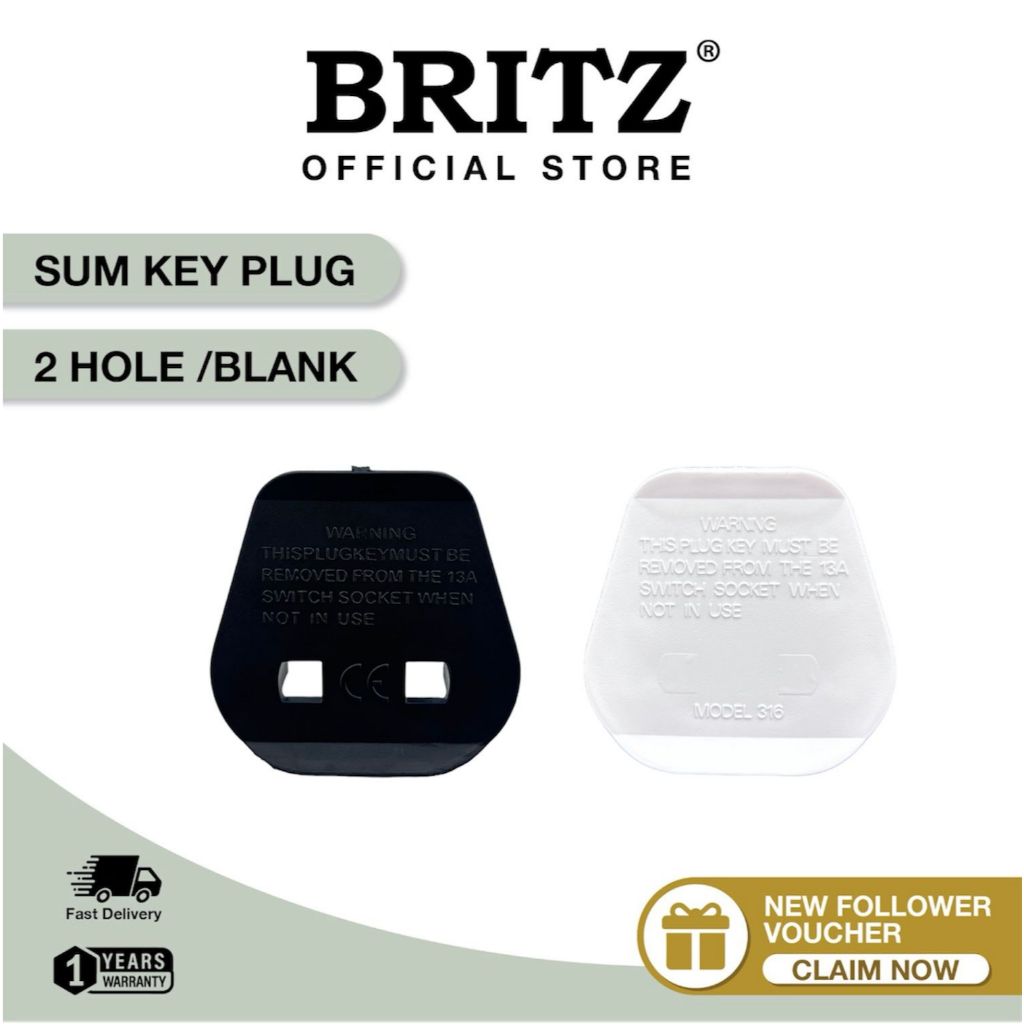 [$0.90 PACK OF 3PCS] SUM Plug Key 2 Pin / Blank / Black Bundle Deal ...