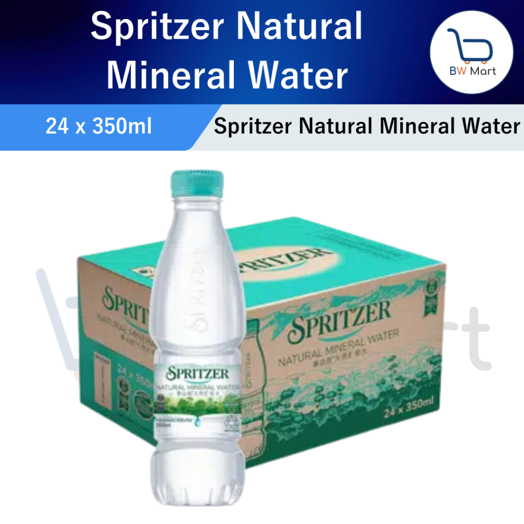 Spritzer Natural Mineral Water Carton (24 x 350ml) | Shopee Singapore