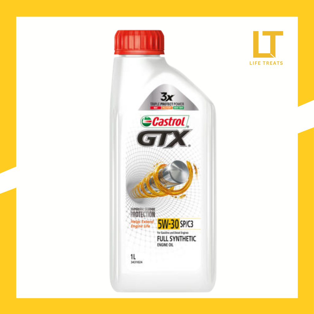 Castrol GTX 5W30 SP/ ACEA C3 Fully Synthetic Engine Oil - 1 Litre | Shopee Singapore
