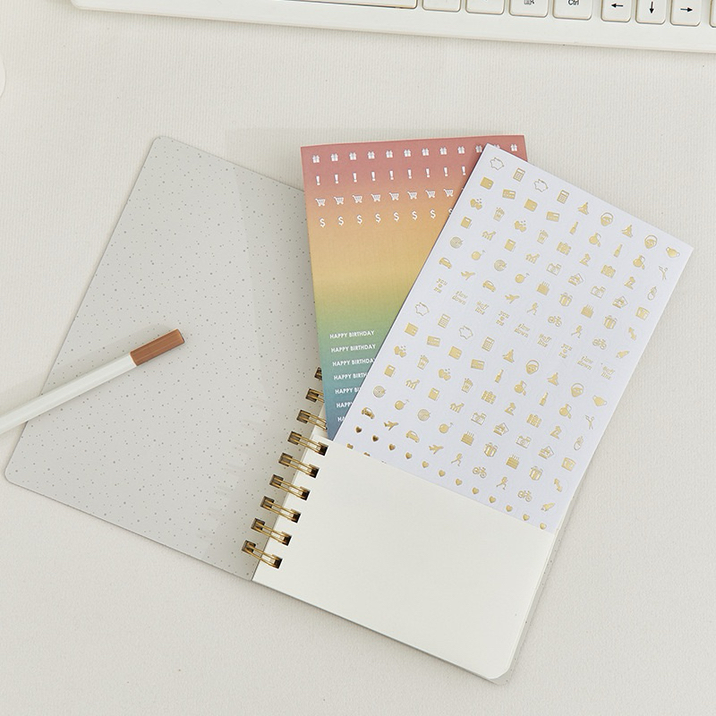 🌟SG Instock🌟A5 2025 Weekly Planner Notebook English Version Spiral Coil ...