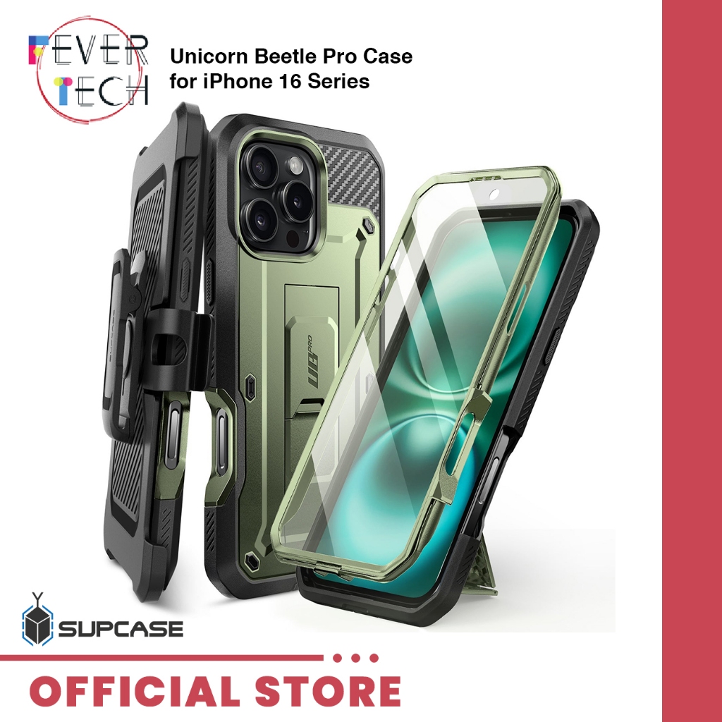 Supcase Unicorn Beetle PRO Rugged Case for iPhone 16/Plus/Pro/Pro Max ...