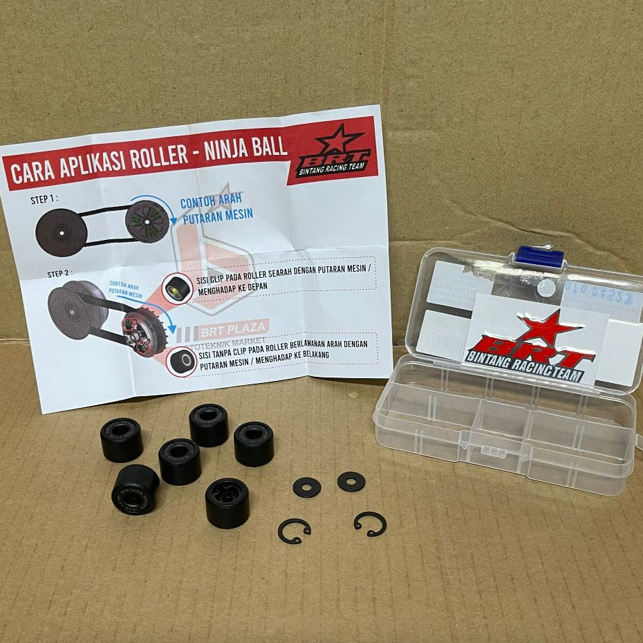 BRT ADV PCX VARIO SUPER ROLLER NINJA BALL Black Diamond (11~18G) ADV150 ...