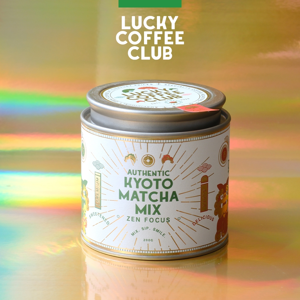 [Lucky Coffee Club] Authentic Kyoto Matcha Mix (Sweetened) Matcha Latte ...