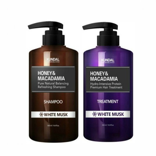 KUNDAL White Musk Shampoo & Treatment Set (500ml) Exp 2027 | Shopee ...