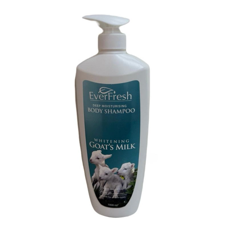 Everfresh Body Shampoo Whitening Goat's Milk 1000ml (New Packaging ...