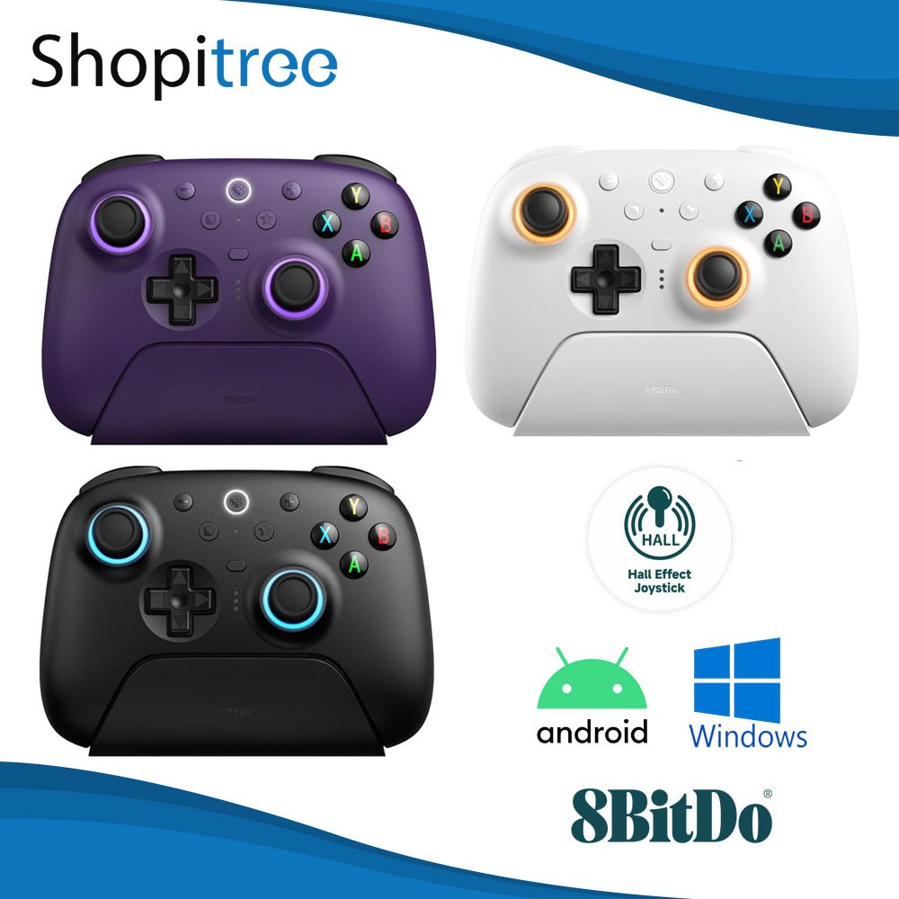 8BitDo Ultimate 2 Wireless Controller with Charging Dock for [Windows ...