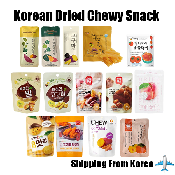 Korean Dried Chewy Snack Series Chewy Strips Korean Snacks｜Dried Sweet ...