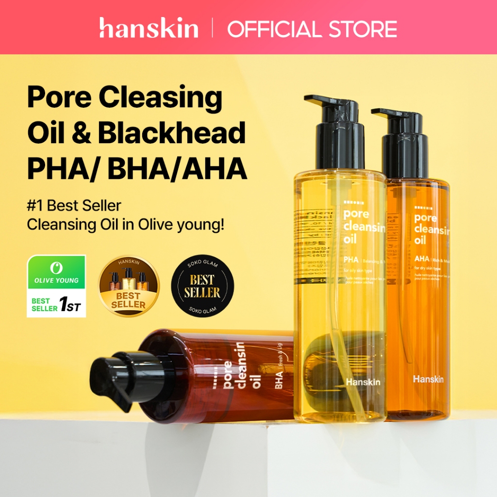[BEST][HANSKIN OFFICIAL] Hanskin Cleansing Oil & Blackhead Oil ...