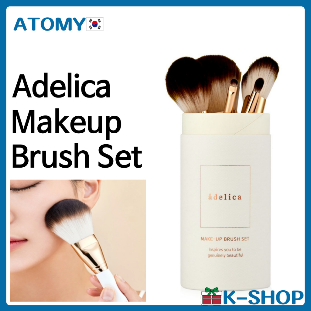 ATOMY Adelica Makeup Brush Set (5 pieces) | Shopee Singapore