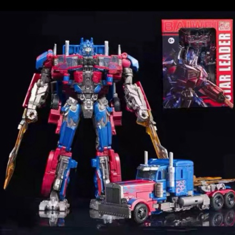 Transformers Baiwei H6002-A1 Star Leader Metallic Optimus Prime With ...