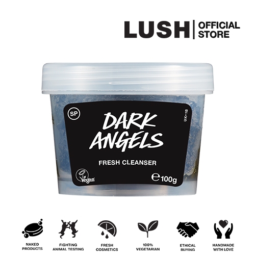 LUSH Dark Angels Facial Cleanser 100g | Shopee Singapore
