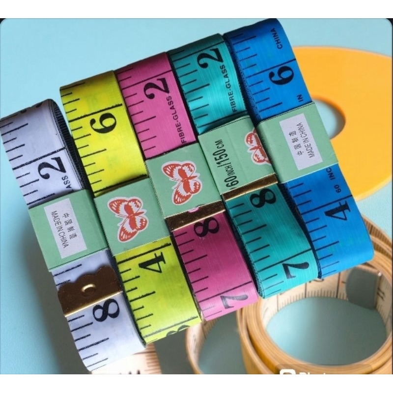 (Bundle Of 2) Fiberglass Measuring Tape Sewing Tailor Cloth Ruler ...