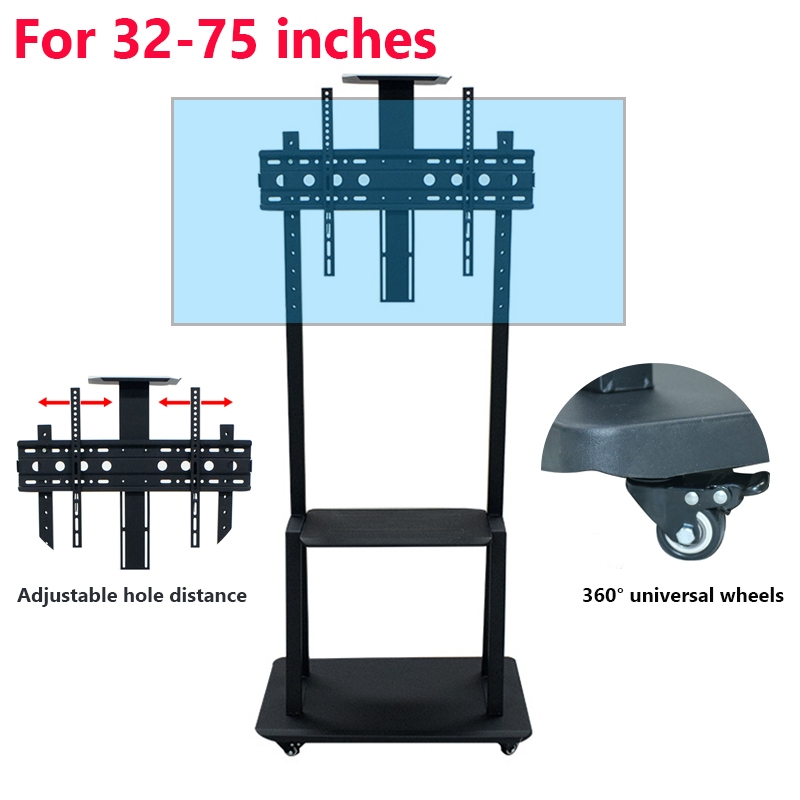 Ayuqi--32-75-inch LCD TV stand with wheel Integrated Stand Adjustable ...