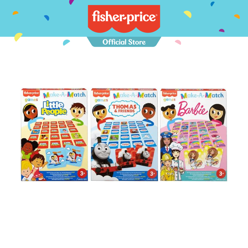 Fisher-Price Games Make-A-Match Licensed - Assorted | Shopee Singapore
